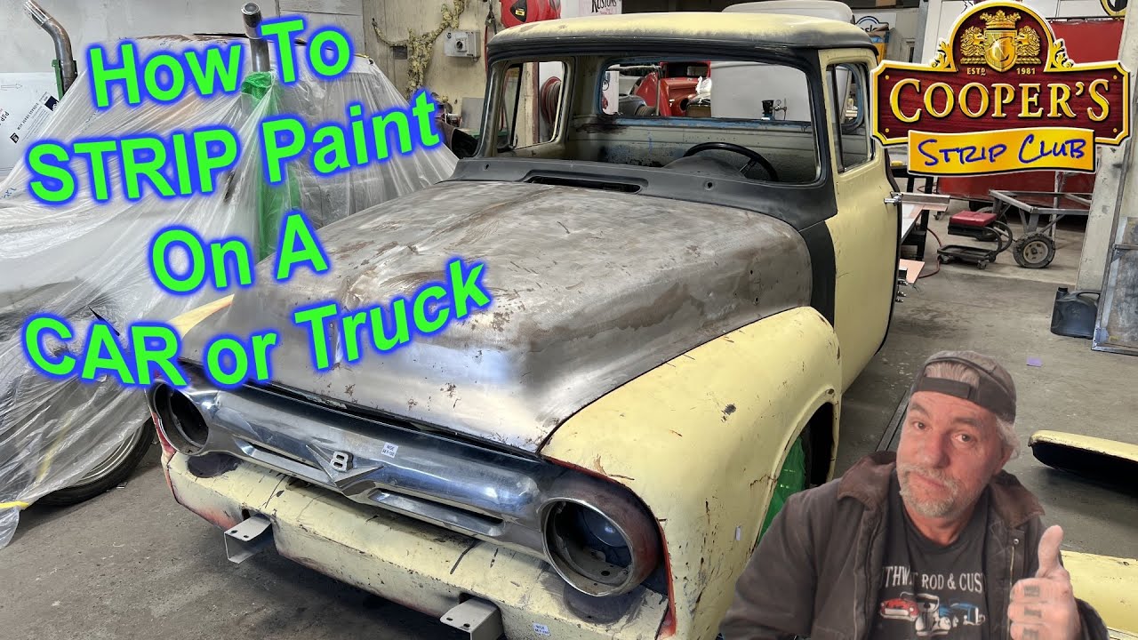 How To Strip Paint On A Car Or Truck - COOPERS STRIPPER CLUB - THE ...