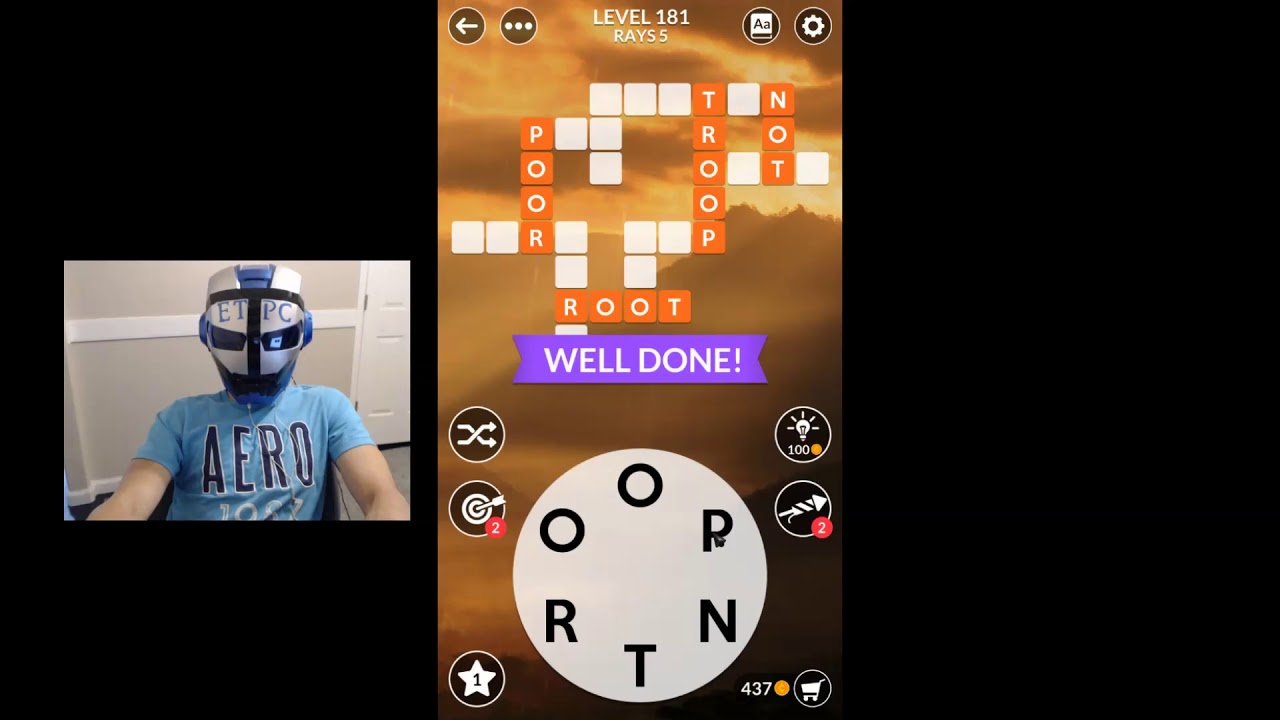 WORDSCAPES 181 masaya ang mga salita - YouTube