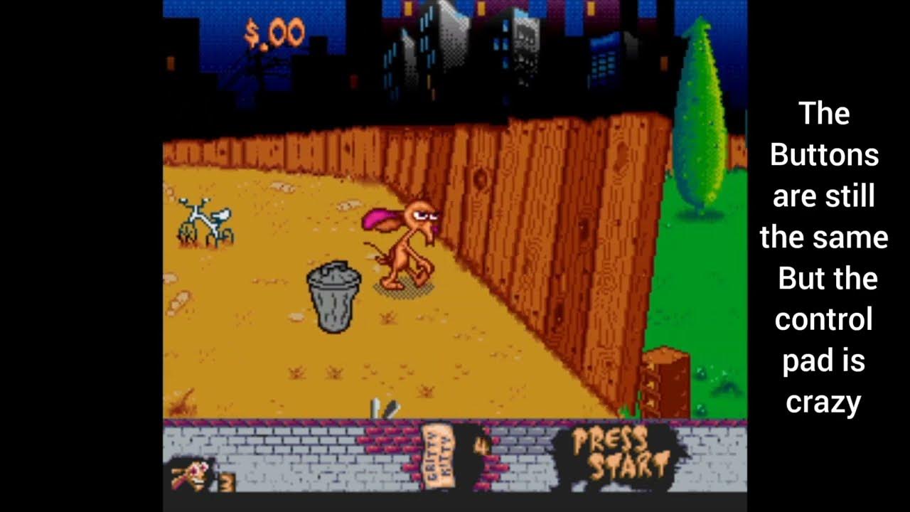 The Ren & Stimpy Show Time Warp SNES Vertigo Code with On Screen Help - YouTube
