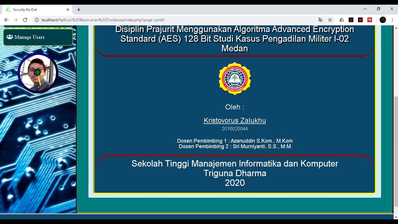 Kriptografi || AES || Keamanan Record Database (Advanced Encryption Standard) - YouTube