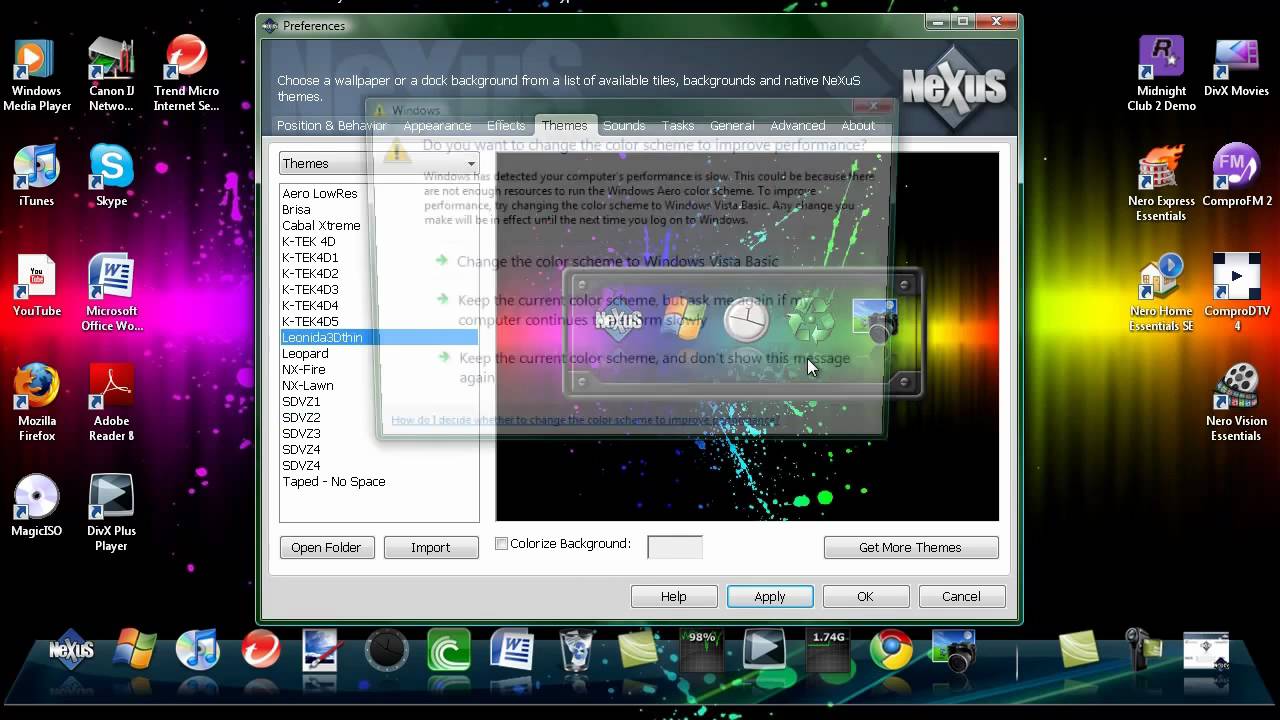 NeXuS Taskbar/Dock - YouTube