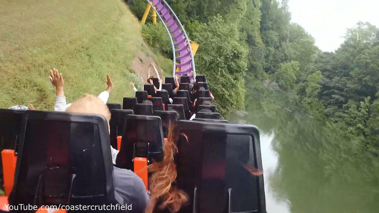 Apollo's Chariot Back Row (HD POV) Busch Gardens Williamsburg - YouTube