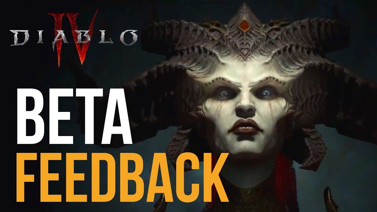 DIABLO 4 BETA FEEDBACK - YouTube