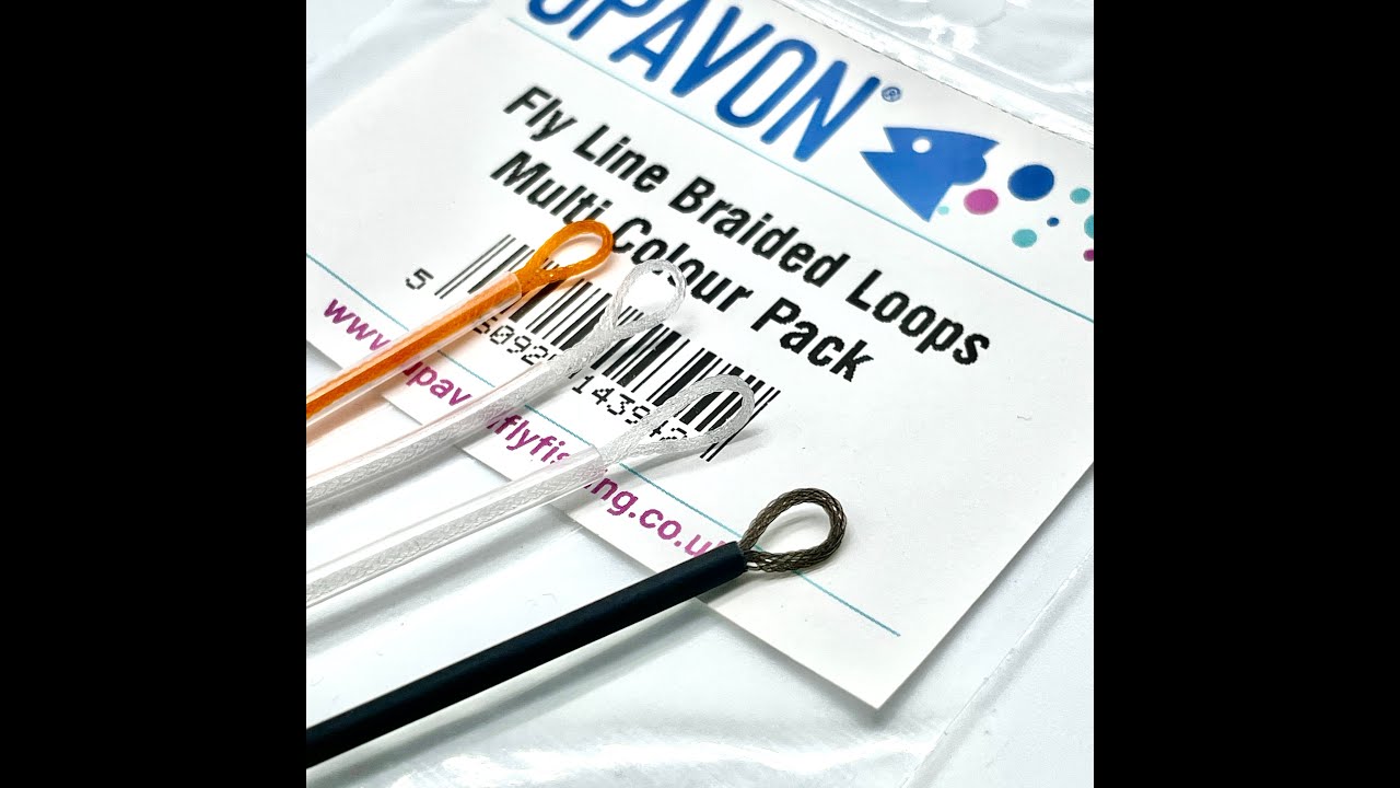 How to fit an Upavon shrink tube braided loop to a fly line - YouTube