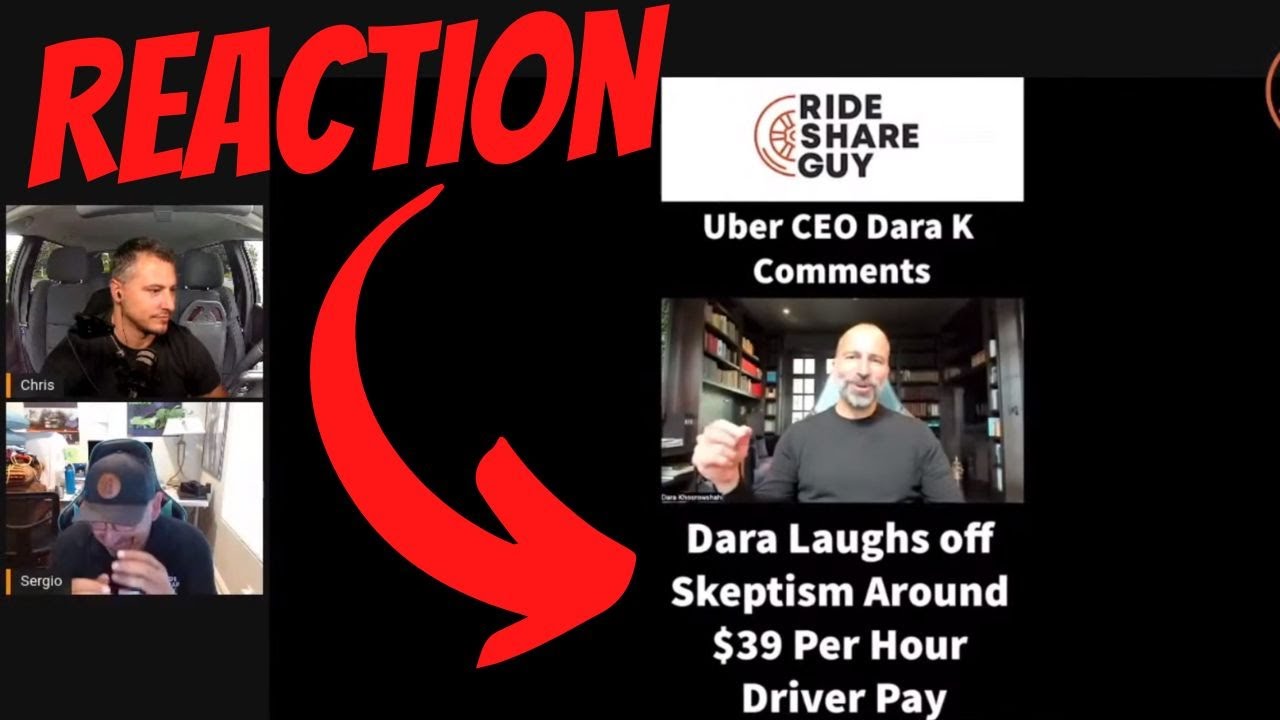 Uber CEO Says "We're Not Going to Lie" About Driver Pay at $39 per hour ...