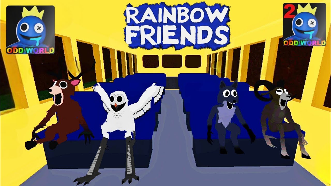 Playing As Deer Owl Ram Wolf And Bear In Rainbow Friends 1 2 Full ...