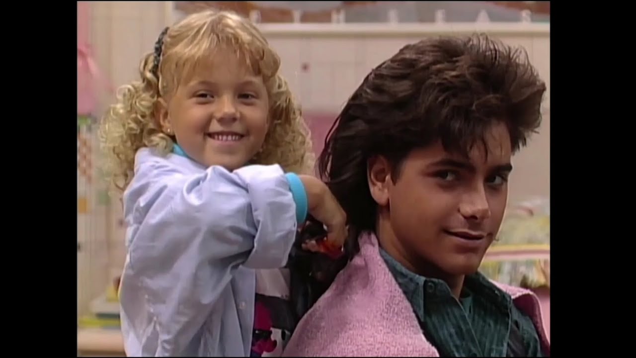 Full House - Stephanie plays beauty parlor and cuts Uncle Jesse's hair ...