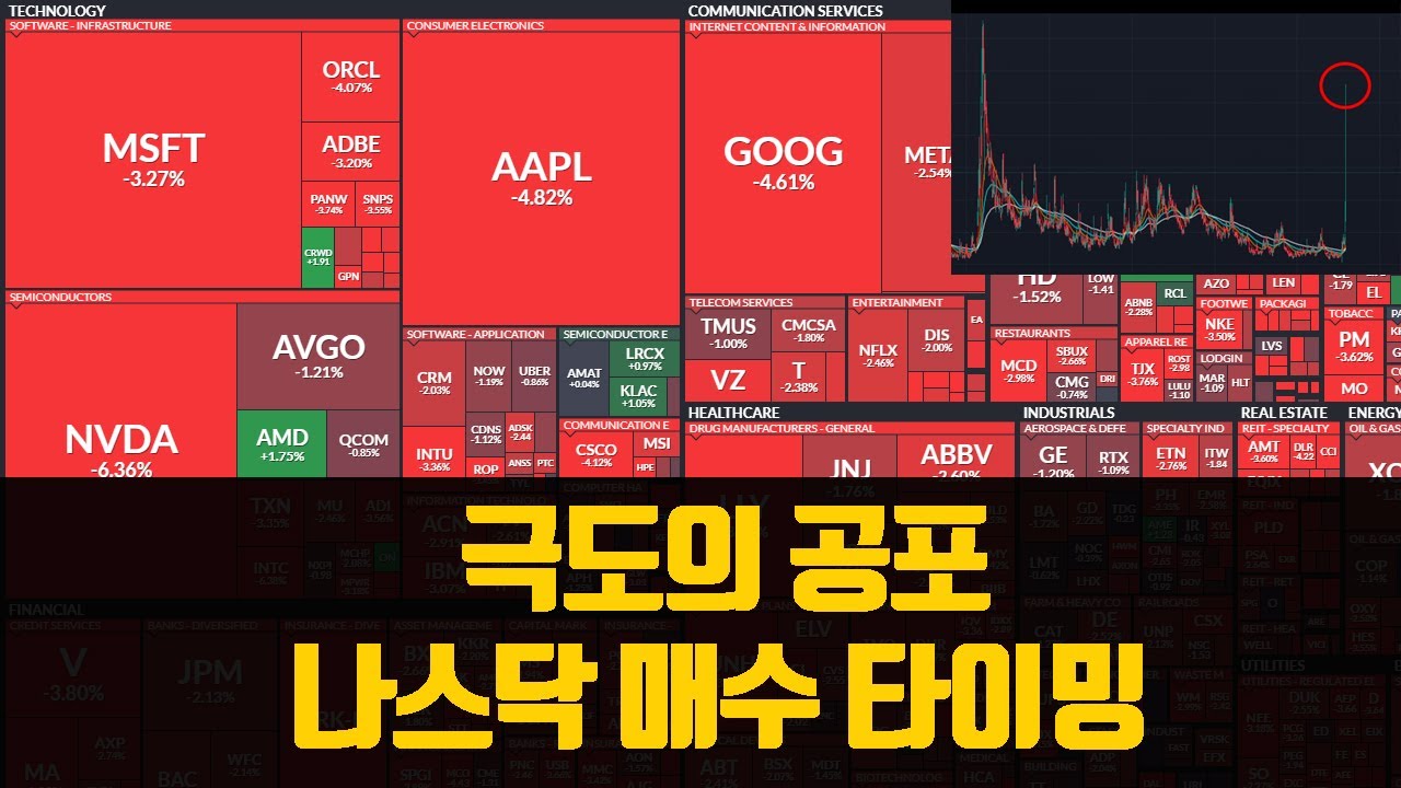 극도의 공포 나스닥 매수 타이밍 ( TQQQ NVDA NVDL SOXL USD 앞으로 시장 이렇게 봅니다 ) ft. 매트릭스의 역설 - YouTube