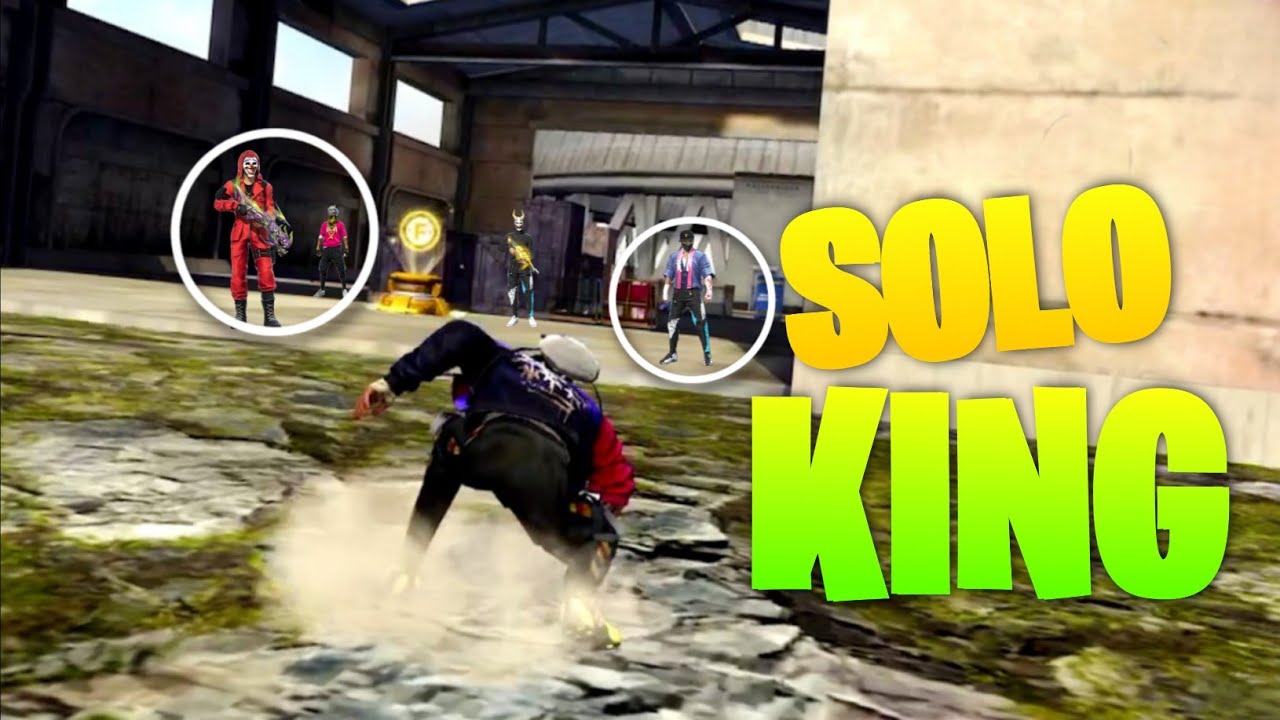 AFTER LONG TIME SOLO KING IS BACK IN FREE FIRE || RJ ROCK - YouTube