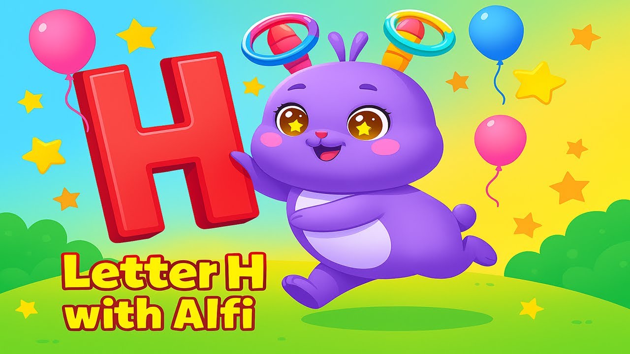 Learn the Letter H with Alfi! Fun & Easy ABC Adventure for Kids - YouTube