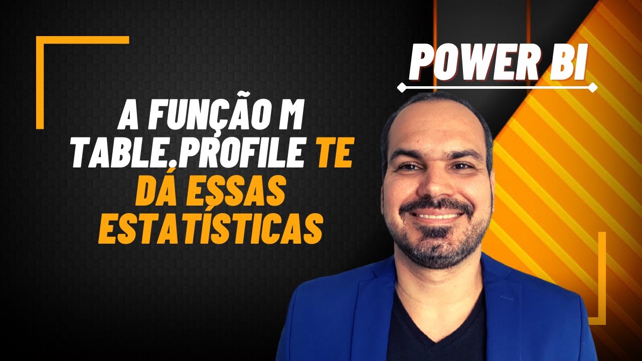 [Power Bi] A função M Table.Profile te dá essas estatísticas - YouTube