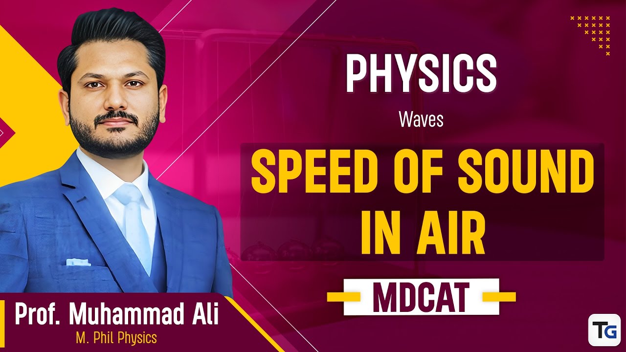 26. Physics | Waves | Speed of Sound in Air - 6.7 to 6.9 | MDCAT 2026 ...