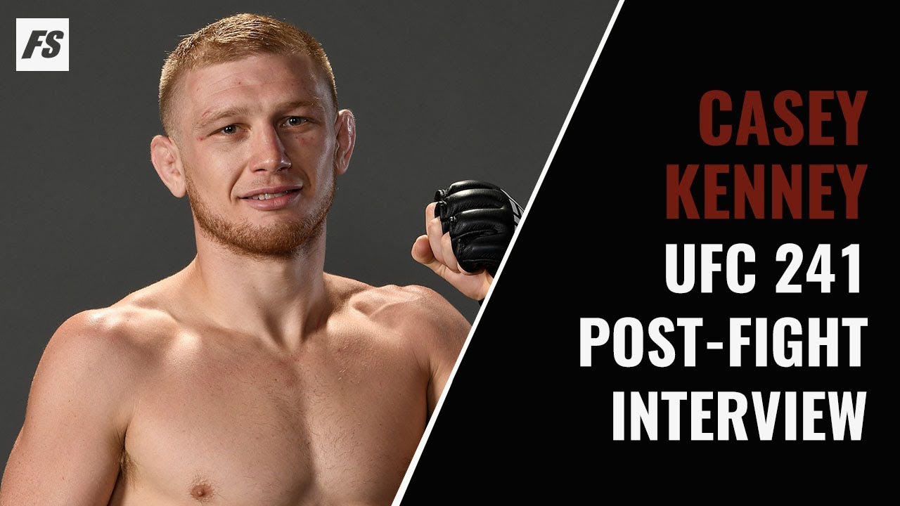 UFC 241: Casey Kenney full post-fight interview - YouTube