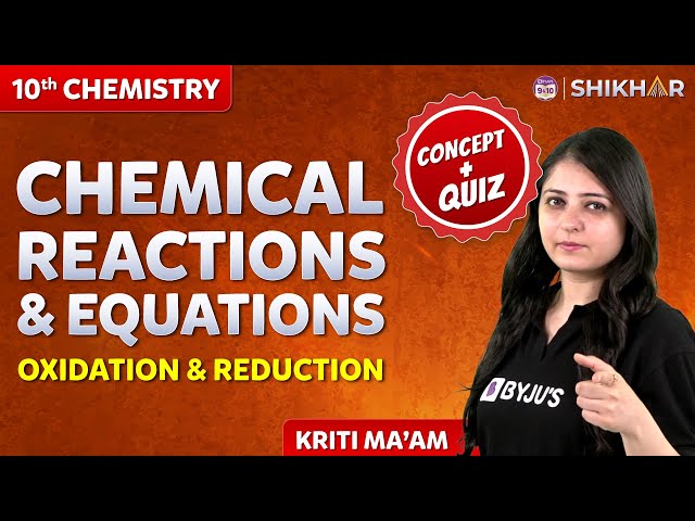 Reduction Chemistry Equation