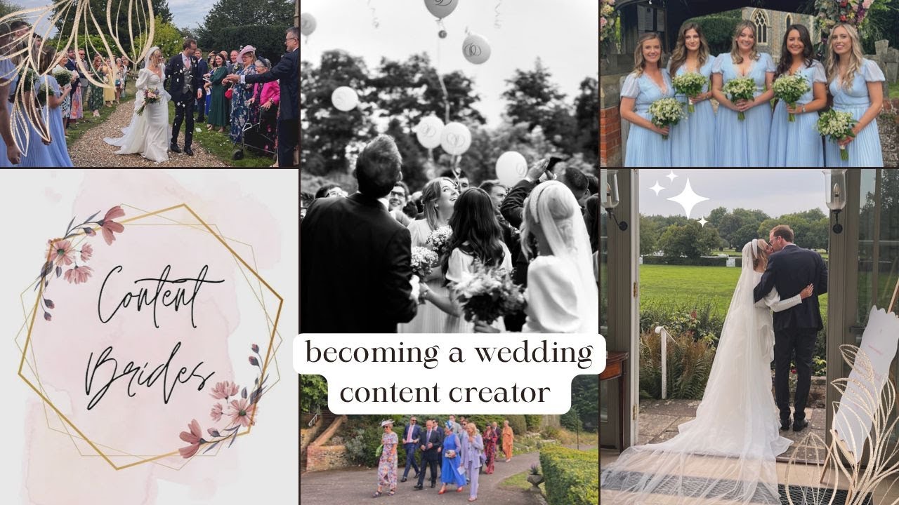 How to become a Wedding Content Creator? Filming my first wedding! Part ...