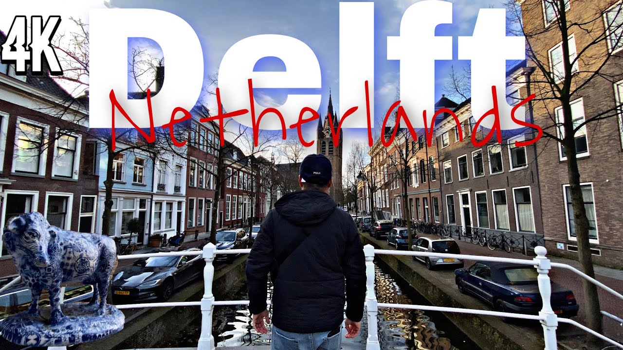 Delft Netherlands Walk Tour of the city center and canals - YouTube