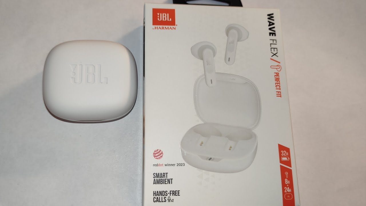 Earphones JBL Wave Flex / Perfect Fit / Unpacking - YouTube