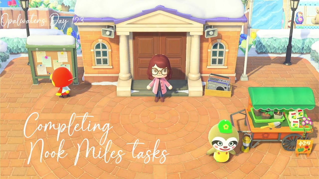 SHOPPING & COMPLETING NOOK MILES TASKS | Animal Crossing New Horizons ...