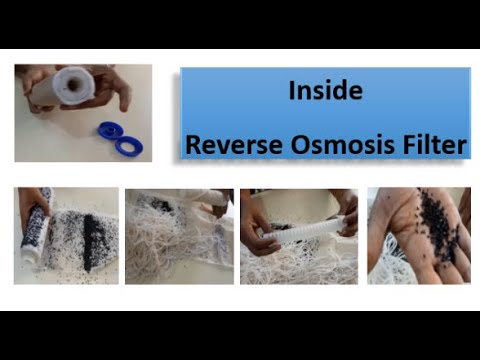 Inside water filter - YouTube