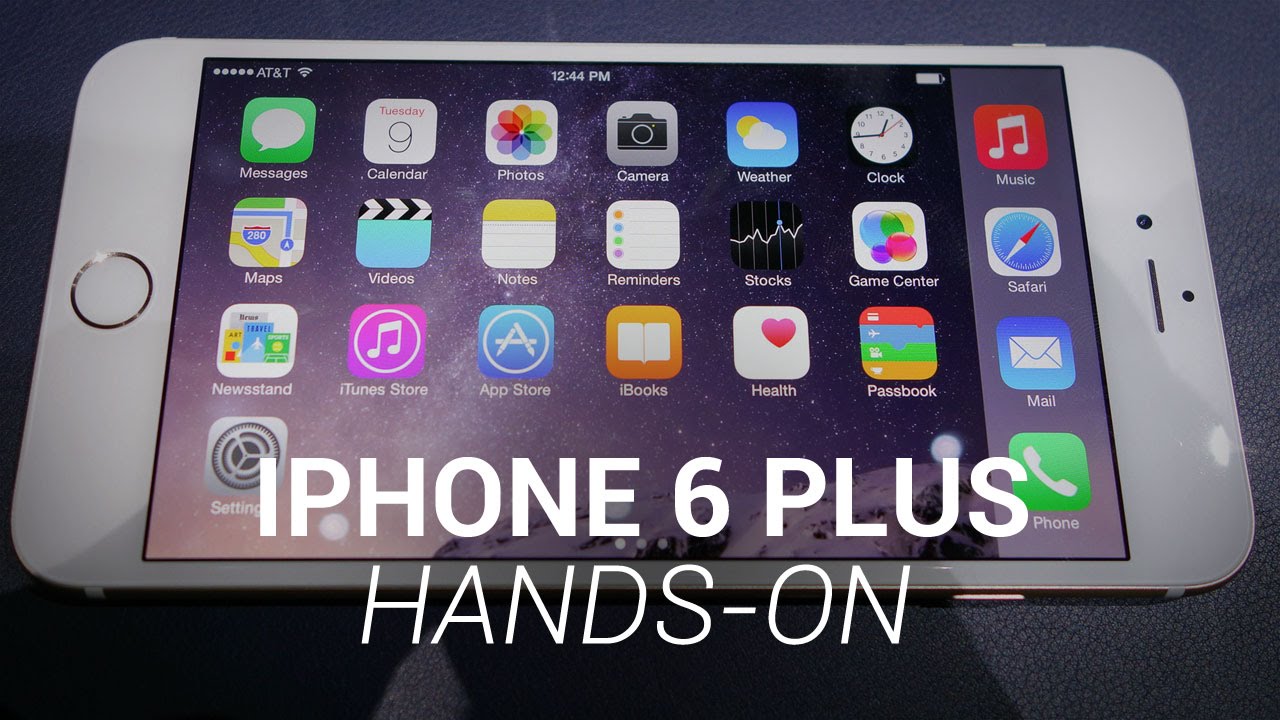 iPhone 6 Plus Hands-On - YouTube