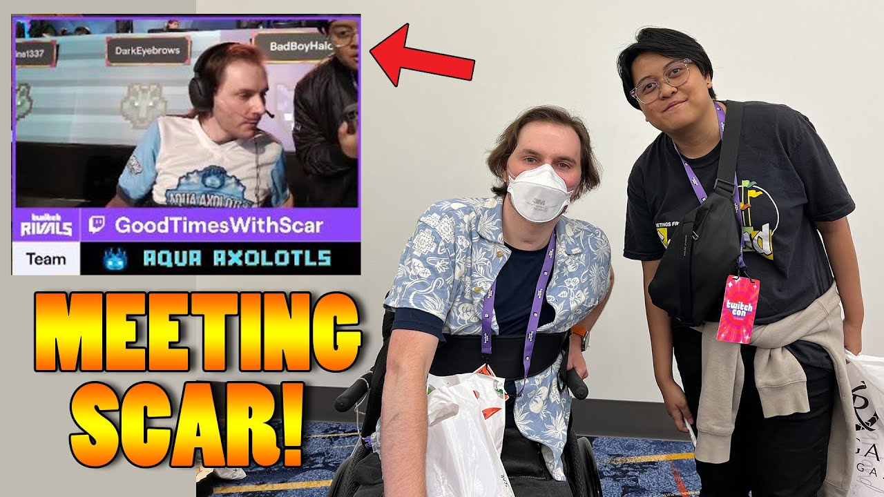 I Crashed Scar's MCC Stream! (TwitchCon Vegas 2023) - YouTube