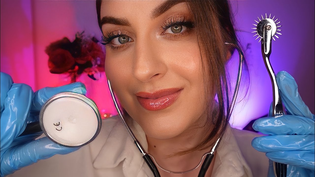 ASMR Most Relaxing Cranial Nerve Exam 🩺 Doctor Roleplay, Medical Exam (Eye Exam, Ear Exam ...