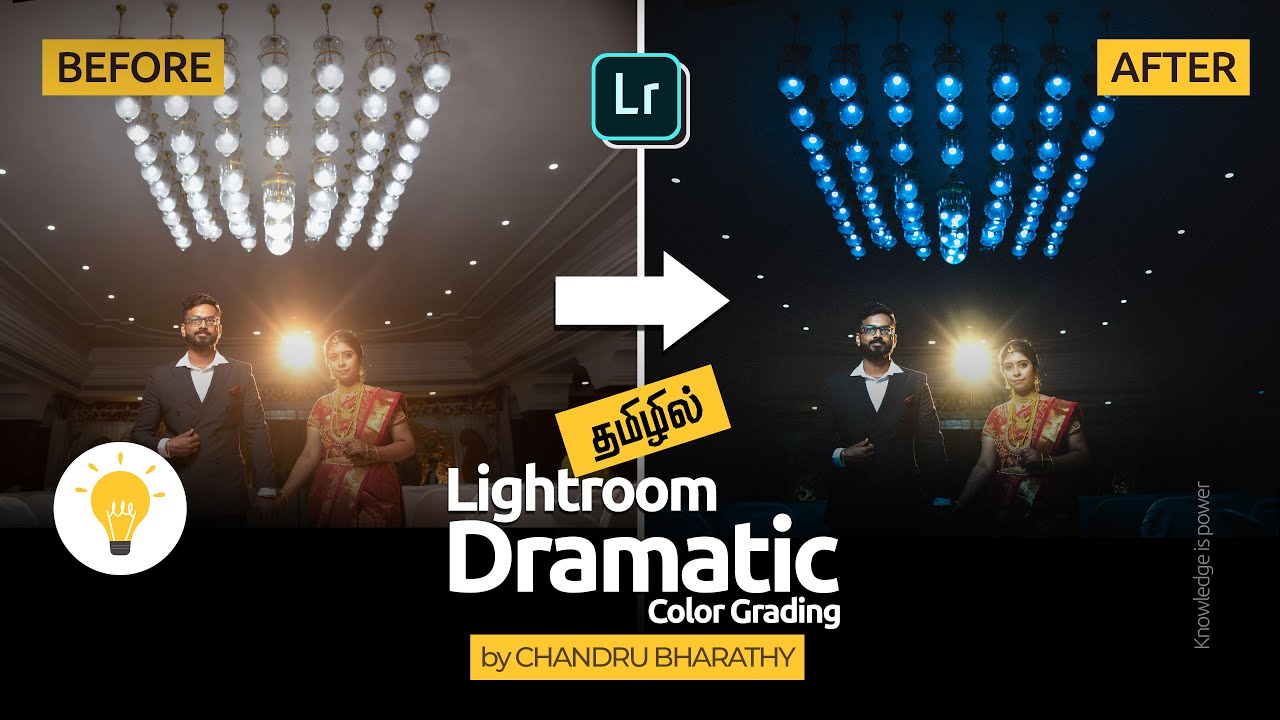 Dramatic Color Grading in Lightroom by Chandru Bharathy : தமிழில் - YouTube