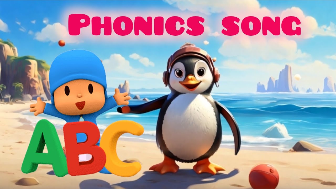 dolphin ABC Phonics songs | singing ABC dolphin rhythm @Kidslearn123g # ...