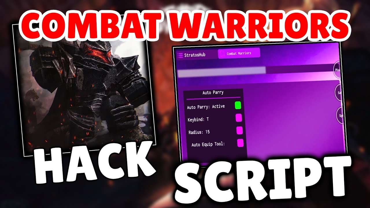ROBLOX Combat Warriors Script / Hack GUI | Auto Parry, TP, Fly *OP ...