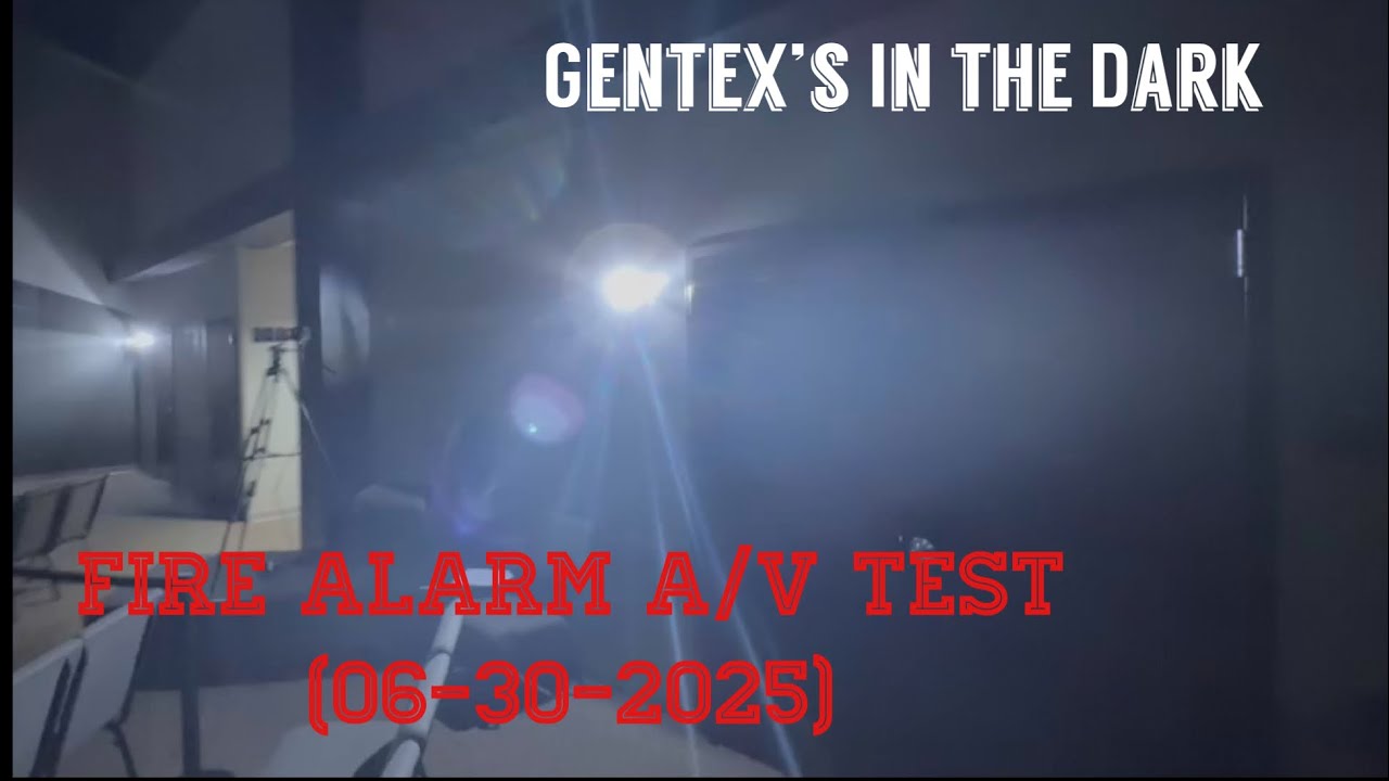 Gentex’s In The Dark (Fire Alarm A/V Test) [06-30-2025] - YouTube