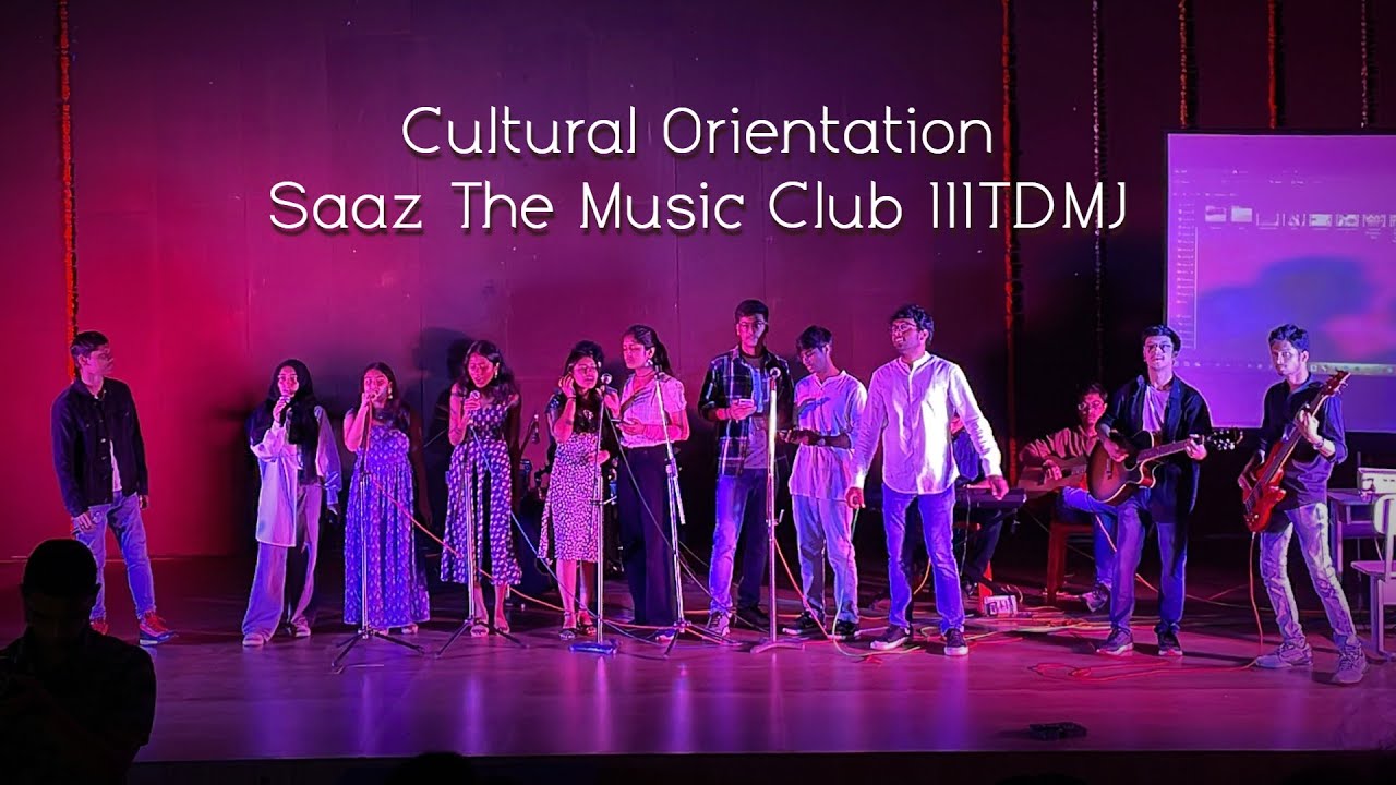 Show case performance || Saaz the music club of IIITDMJ || Cultural ...