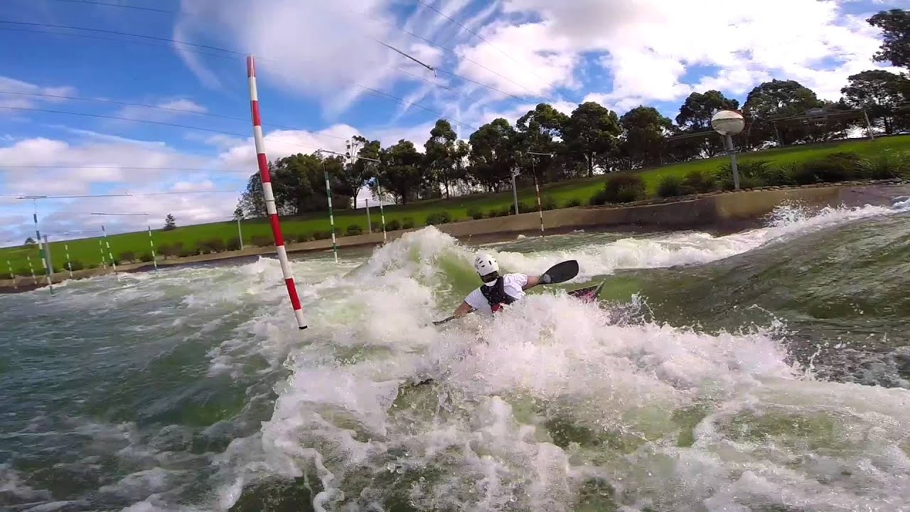Gopro: slow motion canoe slalom- World championships U23 Australia ...