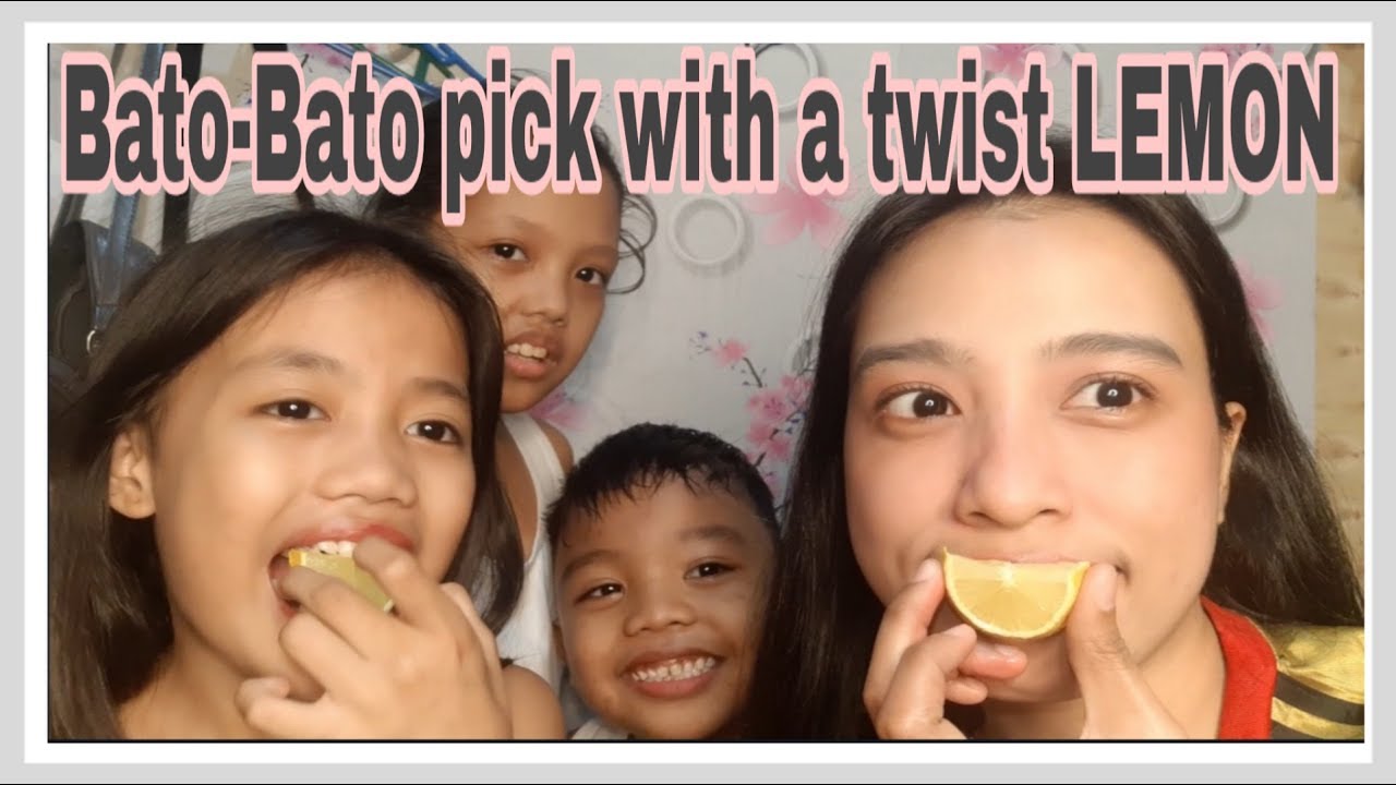 #FILIPINOYOUTUBER#GAMES#KULITAN GAMES:Bato-Bato pick with a twist LEMON ...