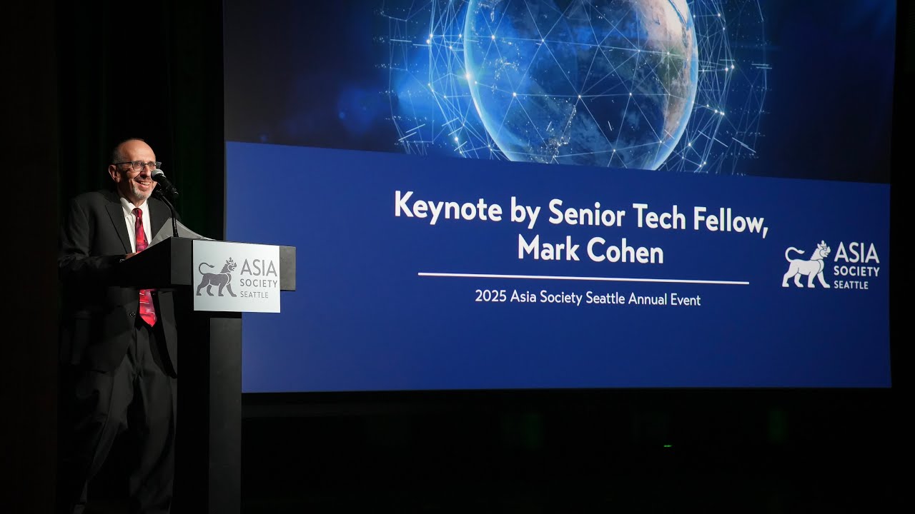 Asia Society Seattle Annual Event 2025: Speech by Mark Cohen - YouTube