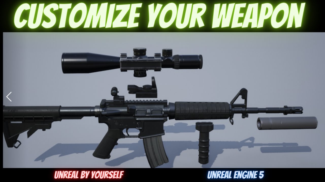 Custom your weapon of choice in Unreal Engine 5. - YouTube