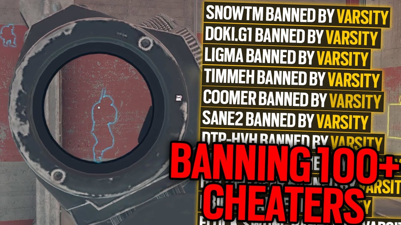 I BANNED OVER 100 CHEATERS IN SIEGE - YouTube