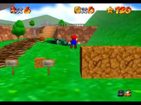 Super Mario 64 - Mario Wings to the Sky 23"93 (TAS) - YouTube
