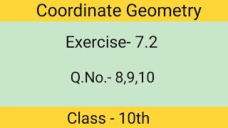 Class-10th maths | Chapter-7 | Exercise-7.2 | Q.No. 891... | Doovi