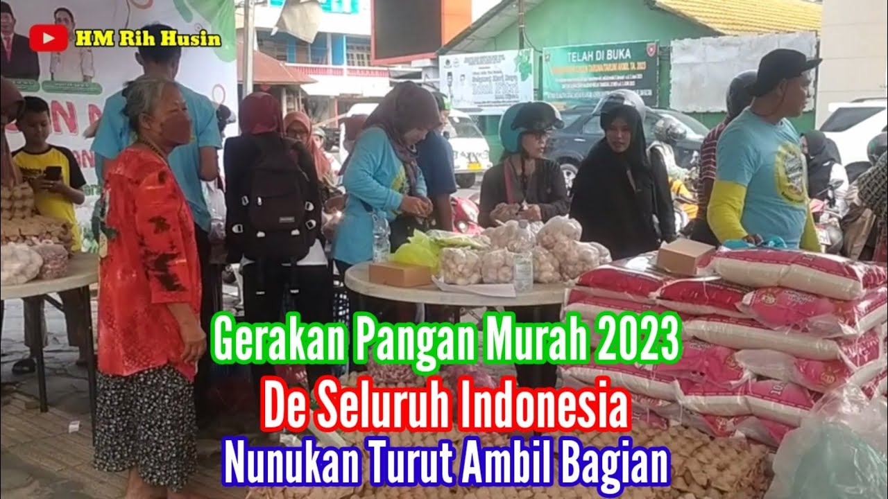 Gerakan Pangan Murah Serentak ‼️Di Seluruh Indonesia Di Laksanakan Di ...