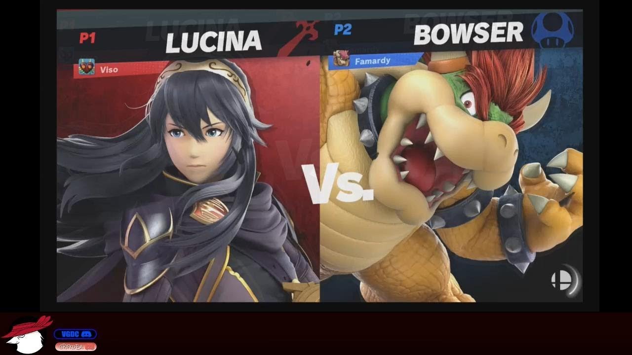 SSBU - SUPER SMASH SATURDAYS! - Axess (Lucina) VS. Famardy (Bowser ...