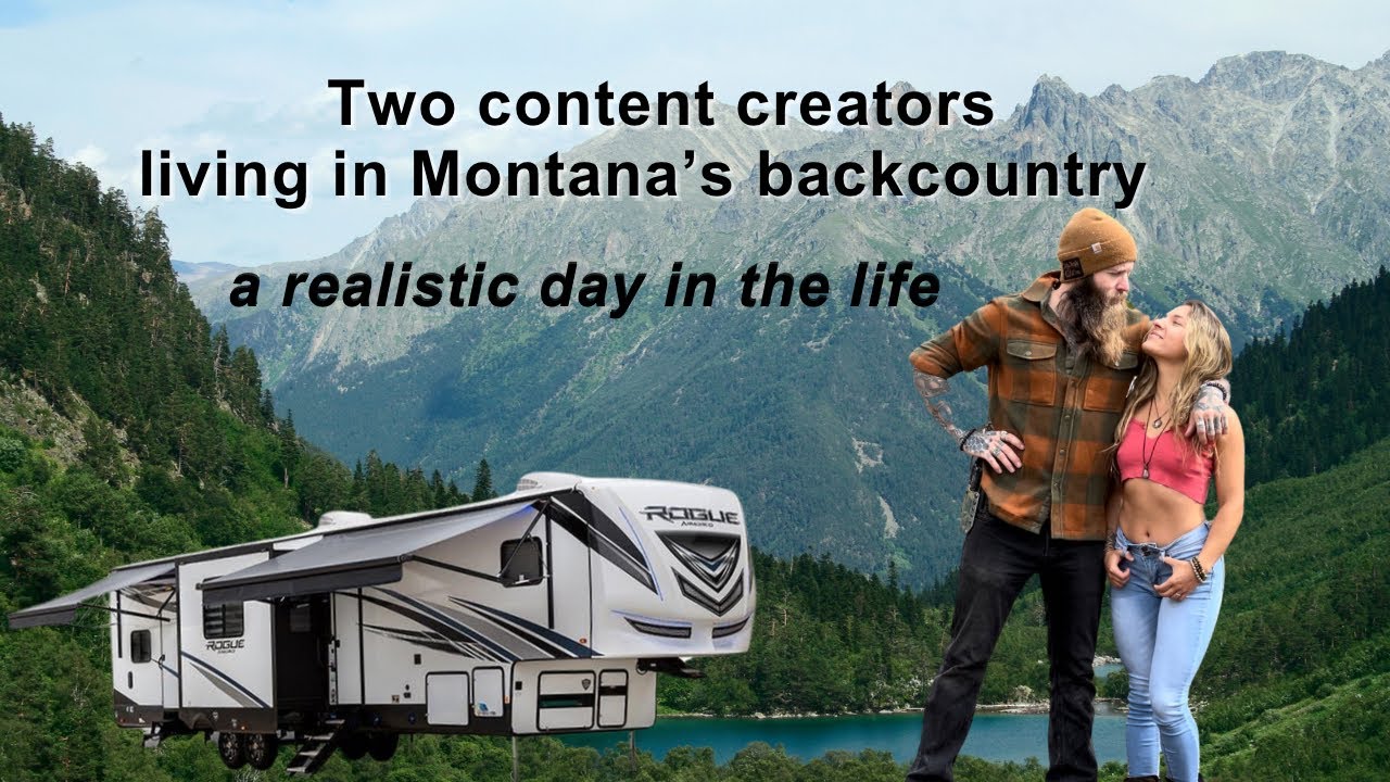 RV living deep in the forest with a man - YouTube