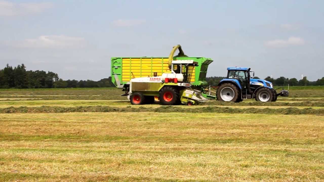 Claas Jaguar 682 mit PU 220 - YouTube
