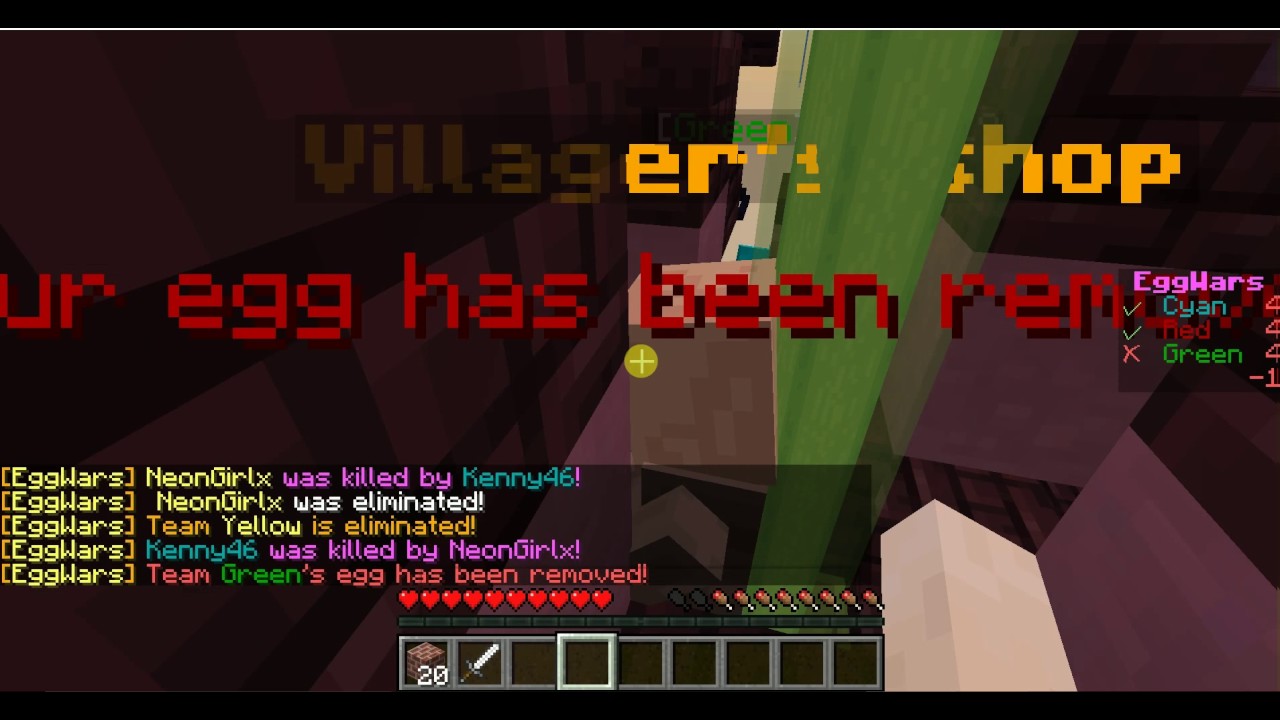 Minecraft Eggwars #1 lll Noob Teamates with Kiefer Chang - YouTube