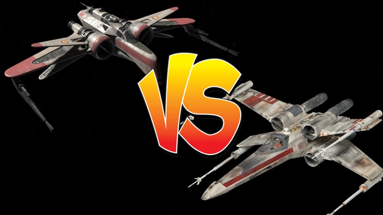 Сравнение истребителей ARC-170 и T-65 X-Wing - YouTube