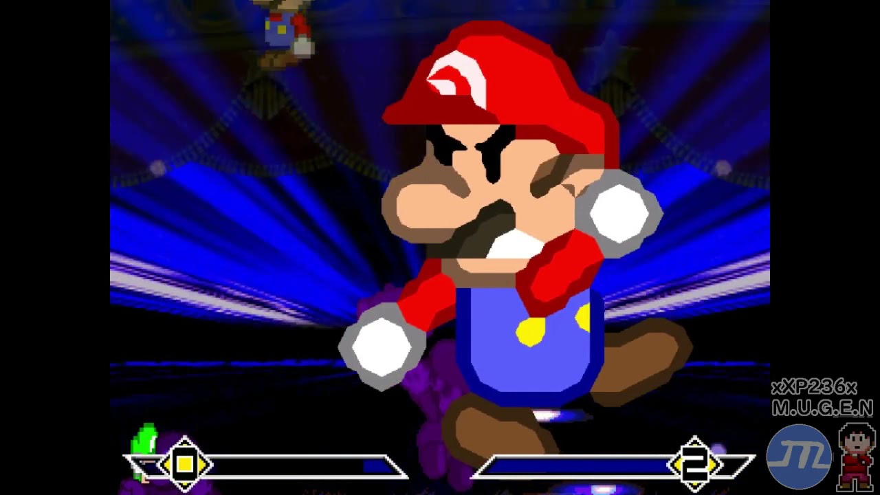 MUGEN Paper Mario Bros vs MVC Paper Mario Bros Rematch - YouTube