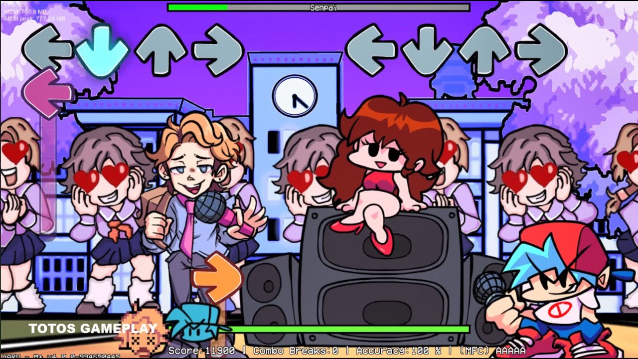 Friday Night Funkin' Week 6 but it's HD ( hard ) - YouTube