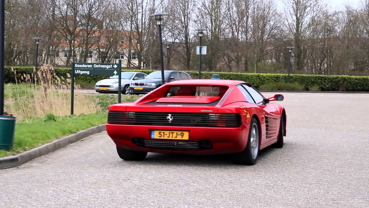 LOUD Ferrari Testarossa w/ Fuchs Exhaust & Race Pipes! - YouTube