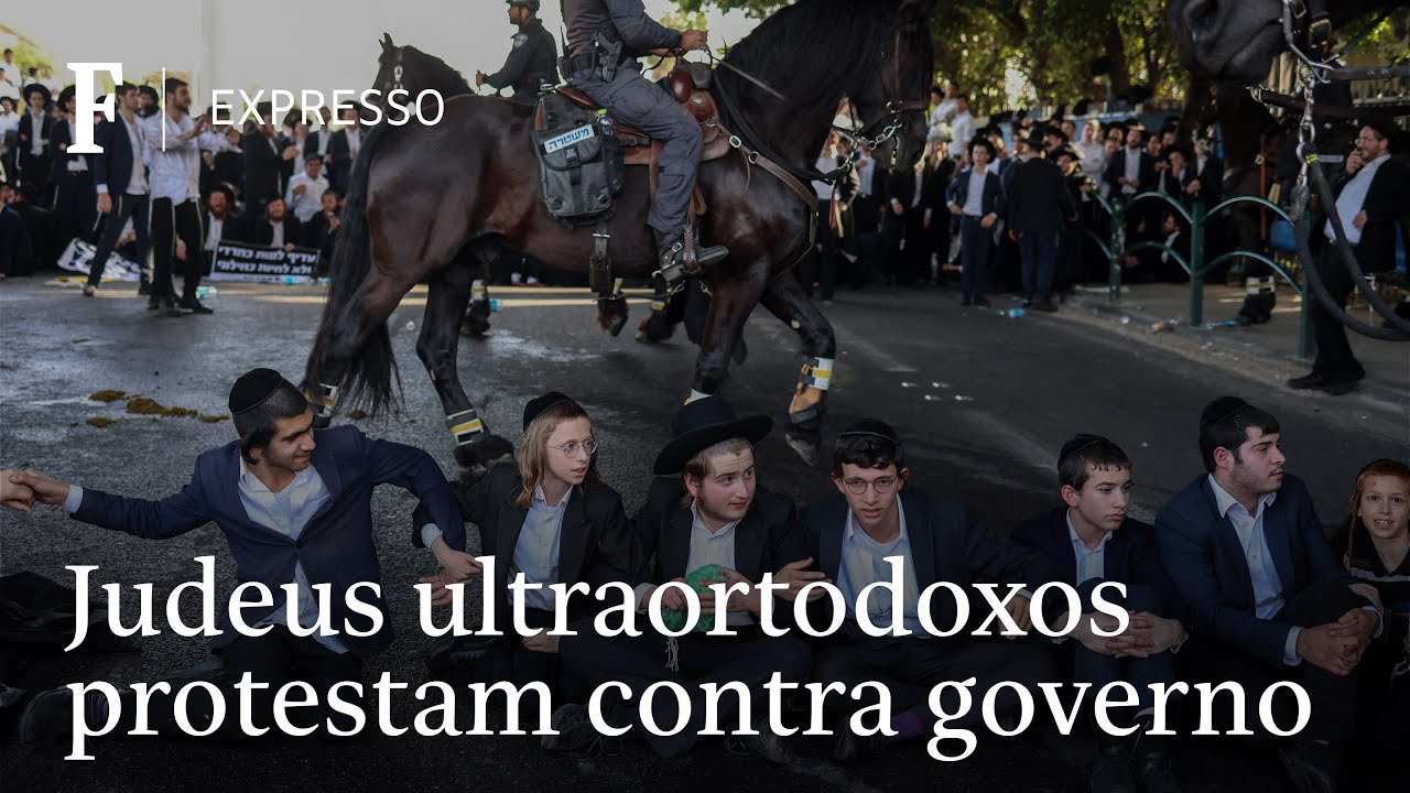 Judeus ultraortodoxos bloqueiam estrada contra convocação para Exército ...