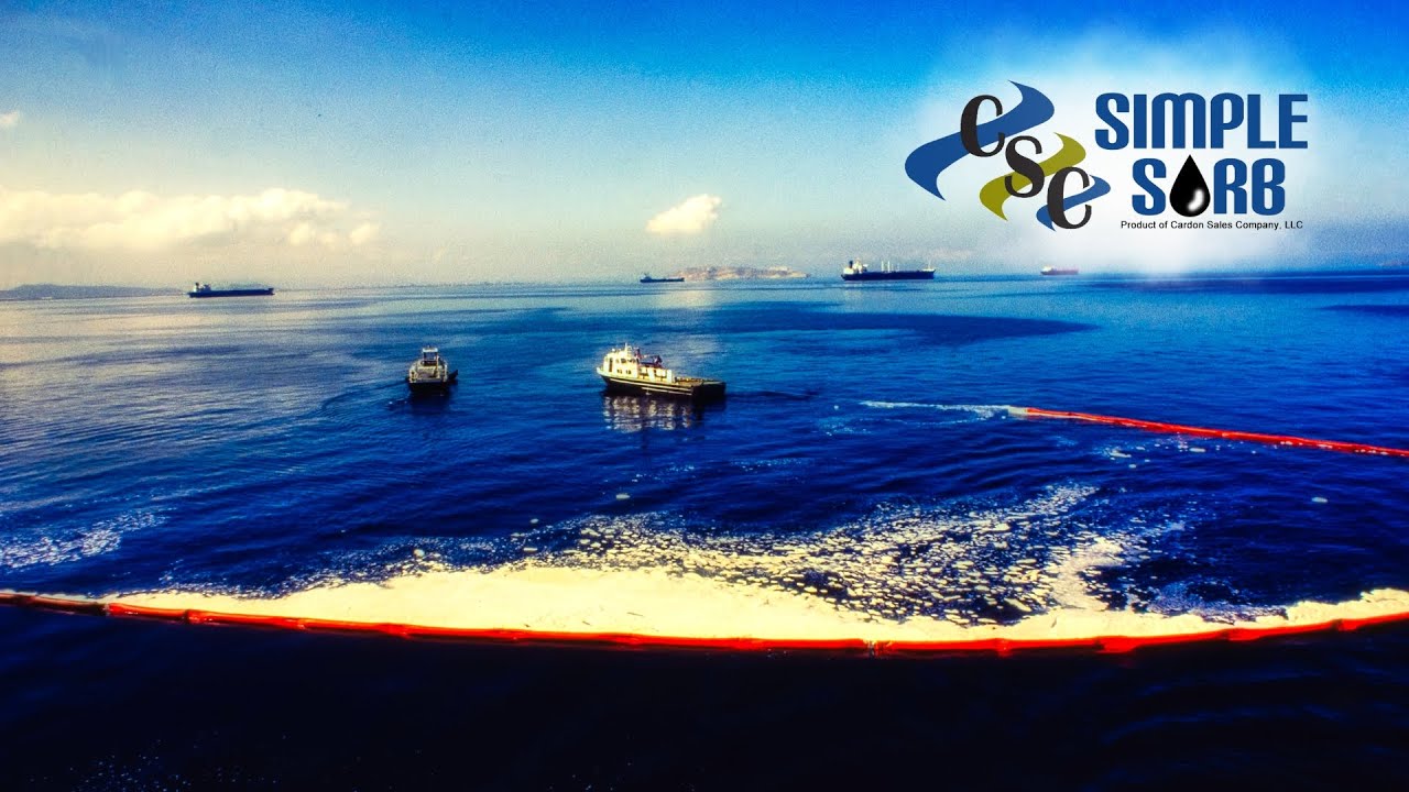 CSC Simple Sorb-The Ultimate Oil Absorbent for Spills on Water - YouTube
