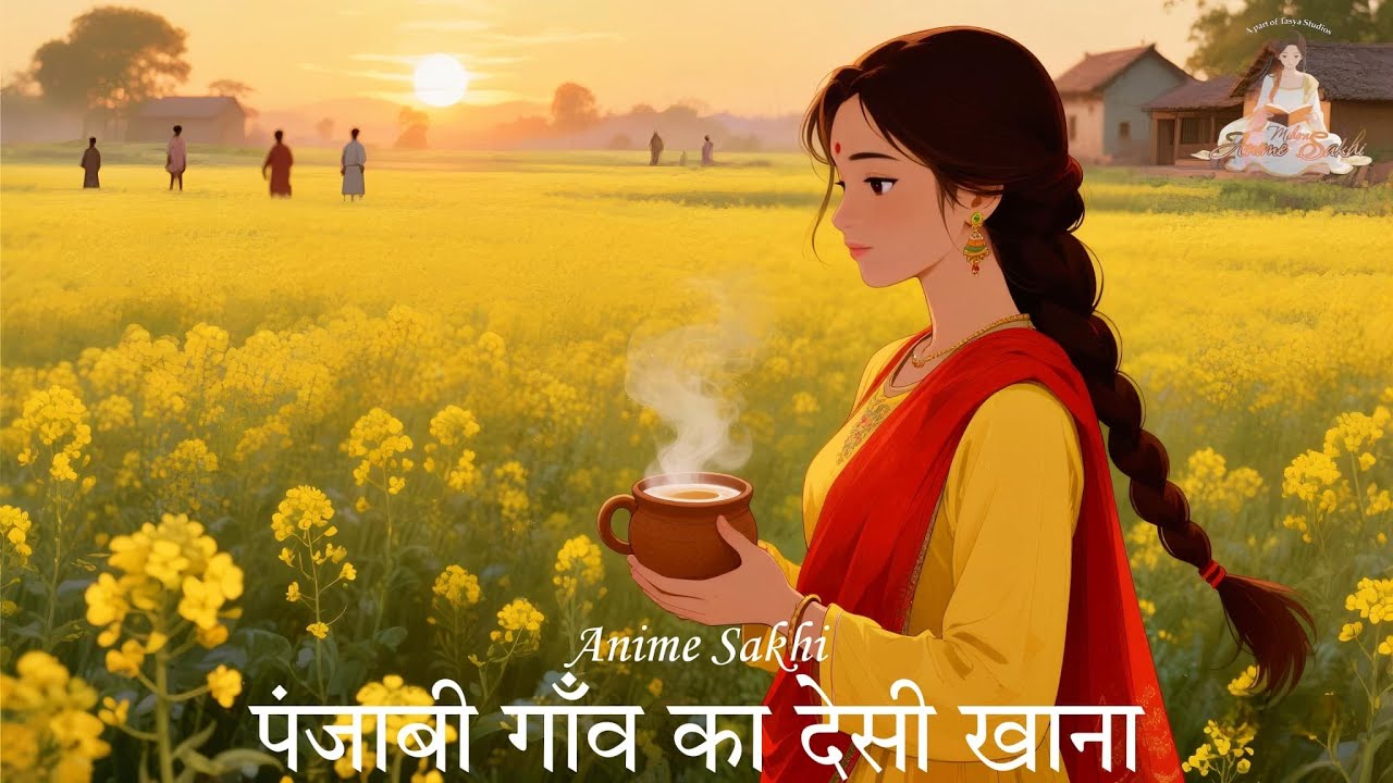 🌅 गांव की सर्दियां: ताजा खाना और सुकून भरे पल | Anime Cartoon - YouTube